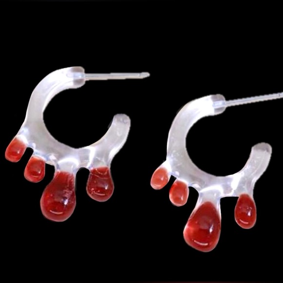 Jewelry | Blood Droplets Bloody Horror Vampire Werewolf Fantasy Goth ...